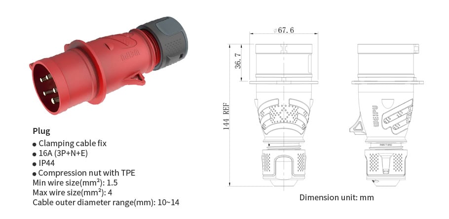 Find Durable Industrial Connector for Your Power System | WEIPU