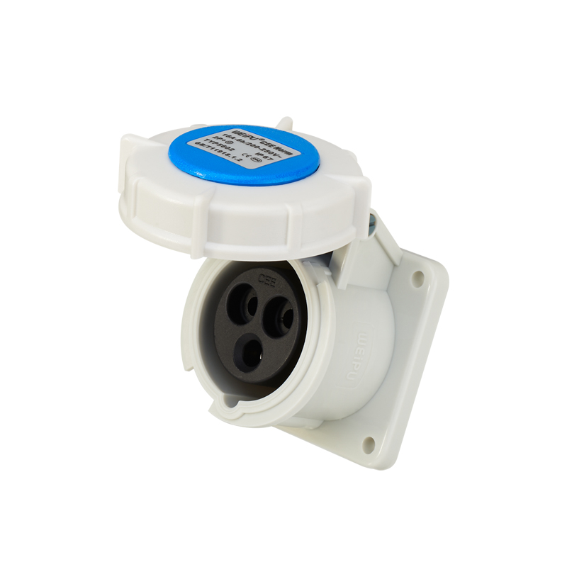16A 3PIN Panel Mount Socket TYP5602-IP67 For Sale - WEIPU