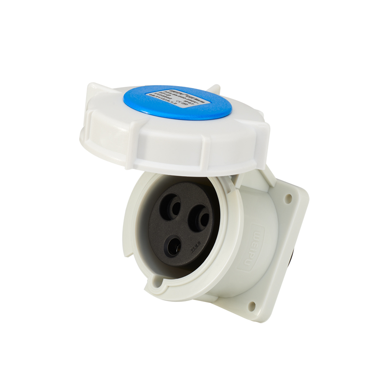 32A 3PIN Panel Mount Socket TYP5801-IP44 For Sale - WEIPU