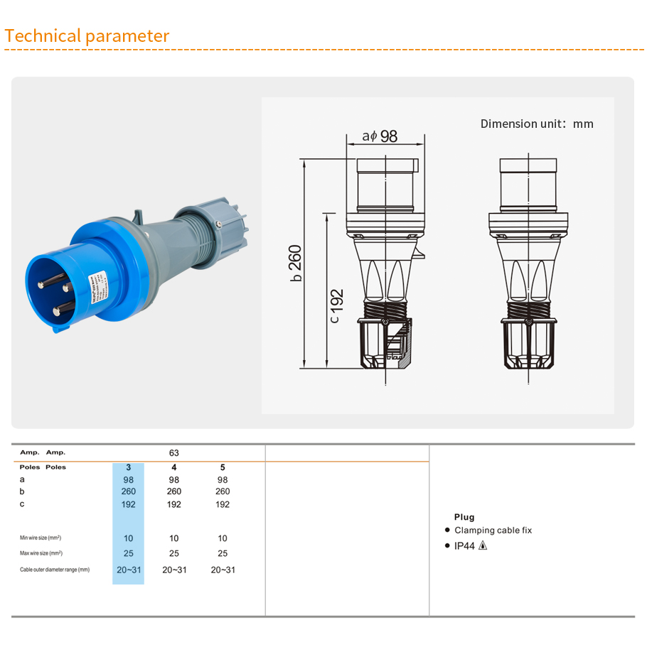 Weipu TYP Waterproof Industrial Plug: Durable & Reliable Connections