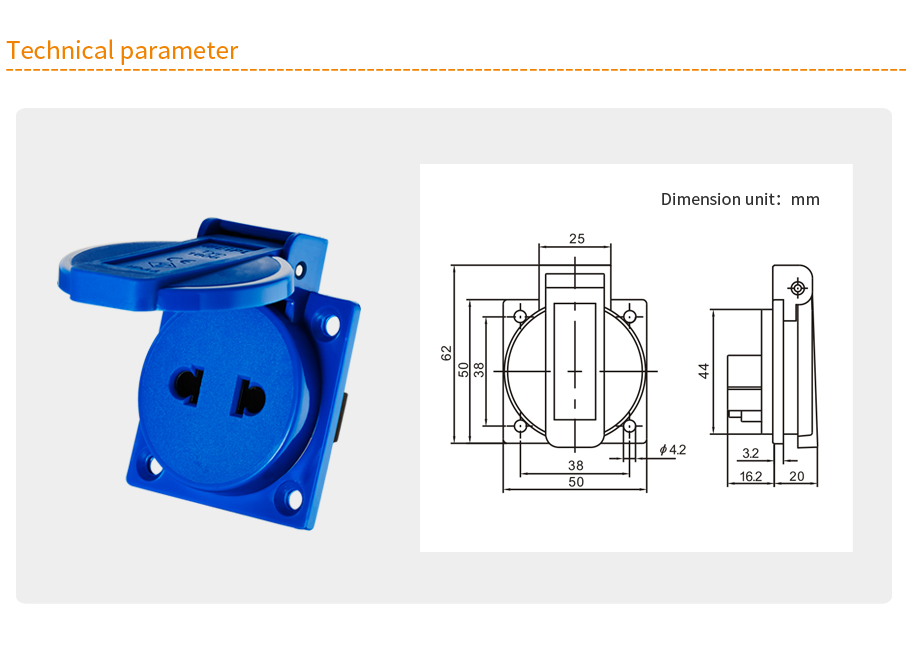 Industrial Connector - European socket Supply - WEIPU